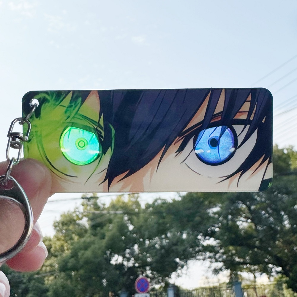 Blue Lock Anime Keychain with Glowing Eye Effect | Shopee Malaysia