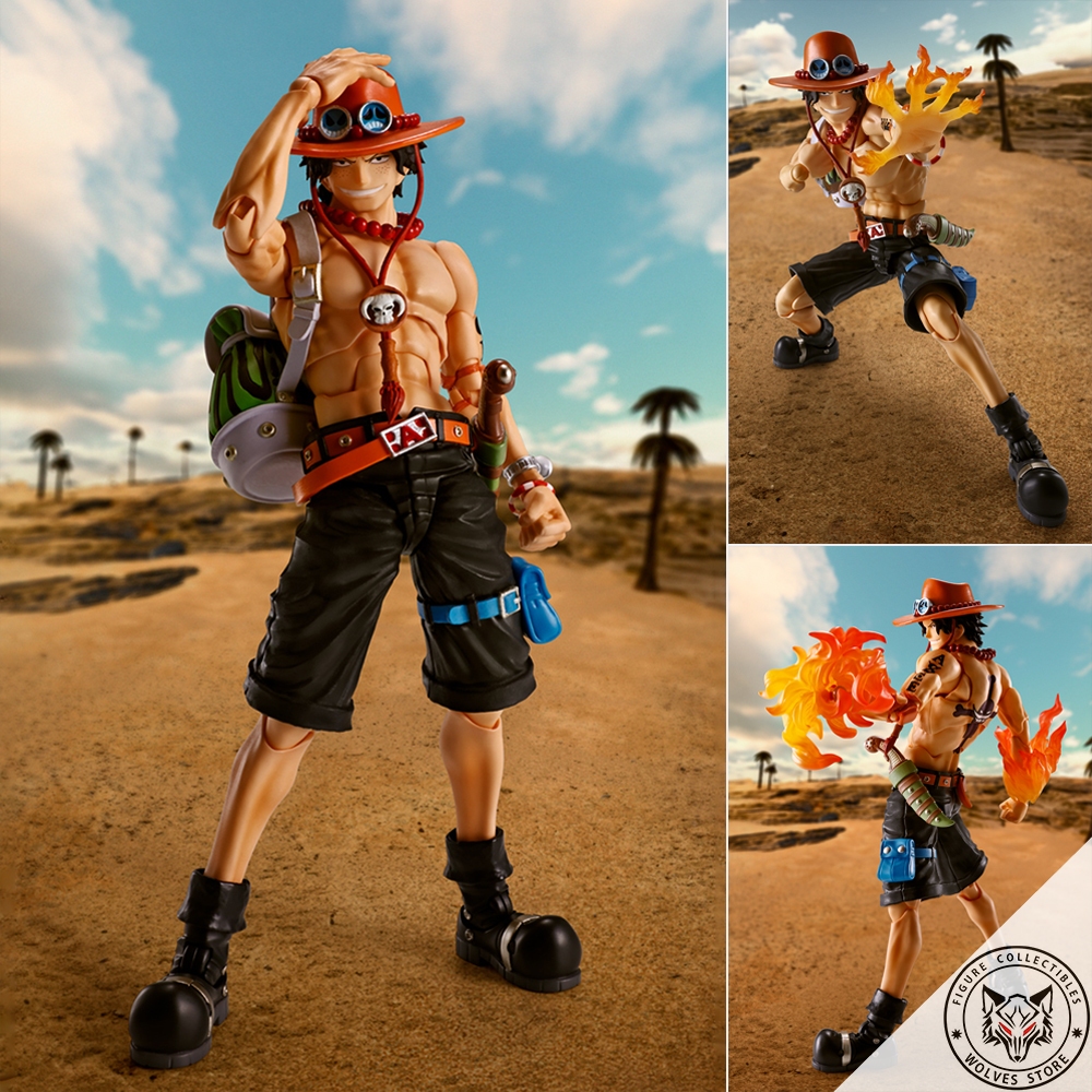 Shf One Piece Genuine Figure: SHF Ace Portgas D. (Fire Fist) | Shopee ...