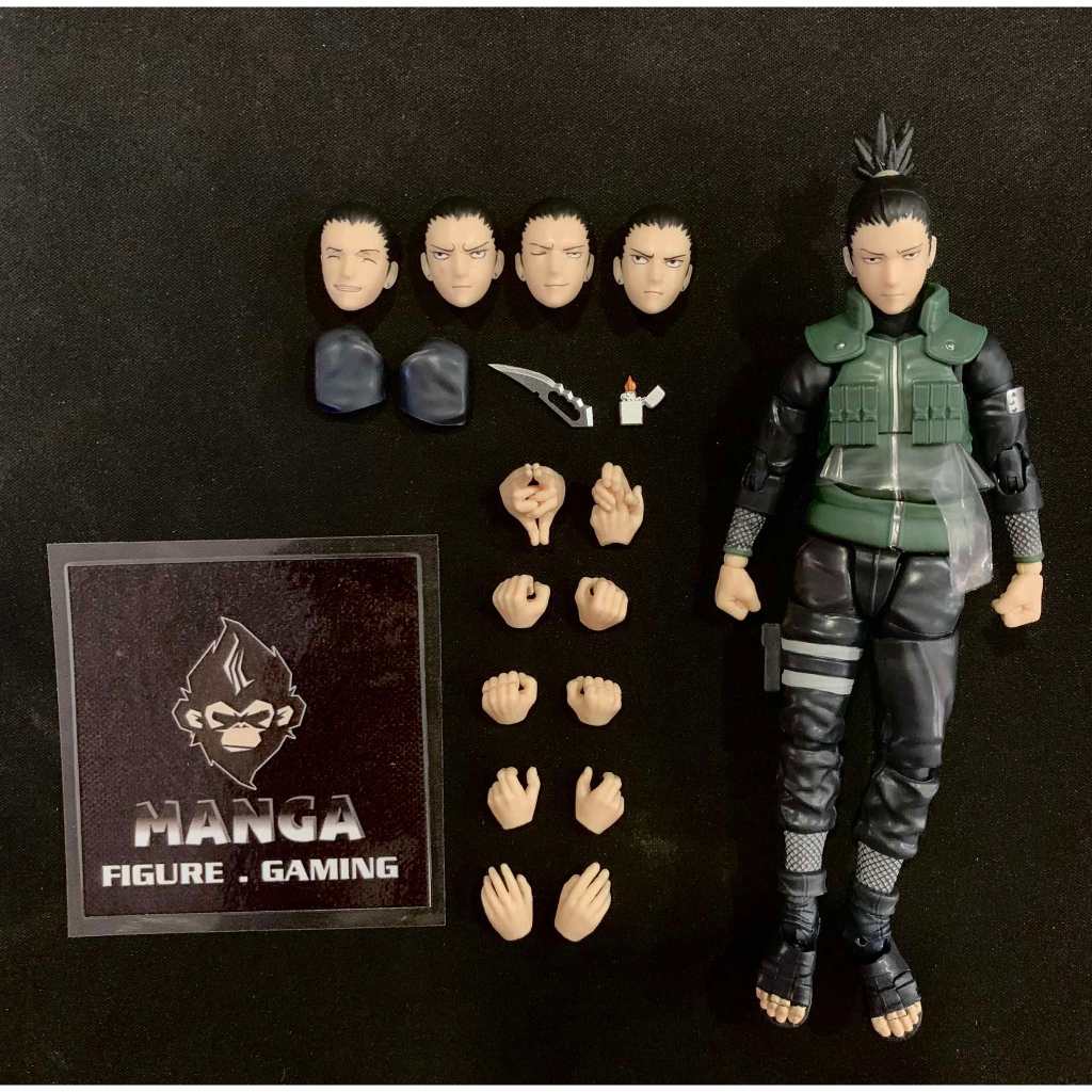 [ Naruto ] Shf Shikamaru 2nd model - genuine Bandai 2nd nobox model ...