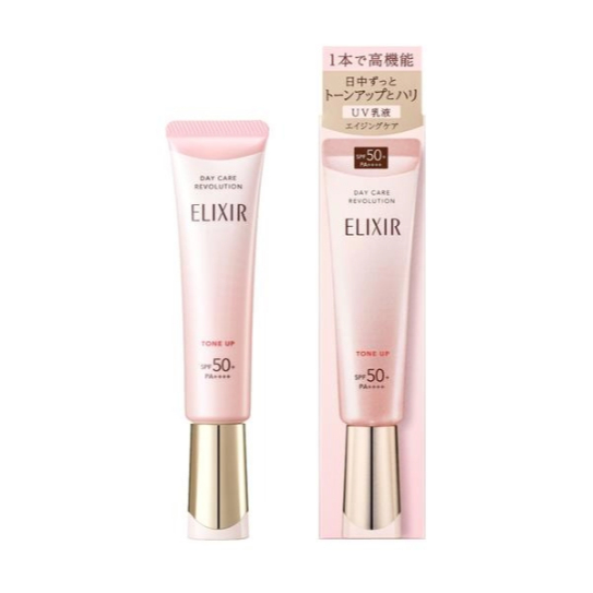 Shiseido Elixir Day Care Revolution Tone-up Sunscreen SPF50+ PA ...