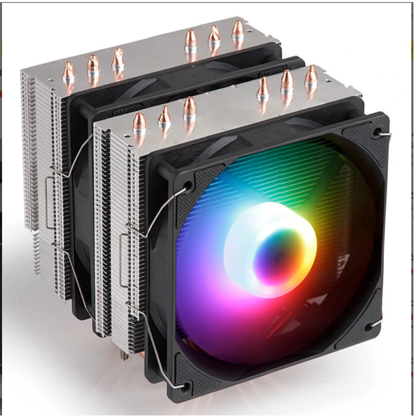 Golden Field Wind and cloud AW6 2 Fan RGB Led CPU air cooler (genuine ...
