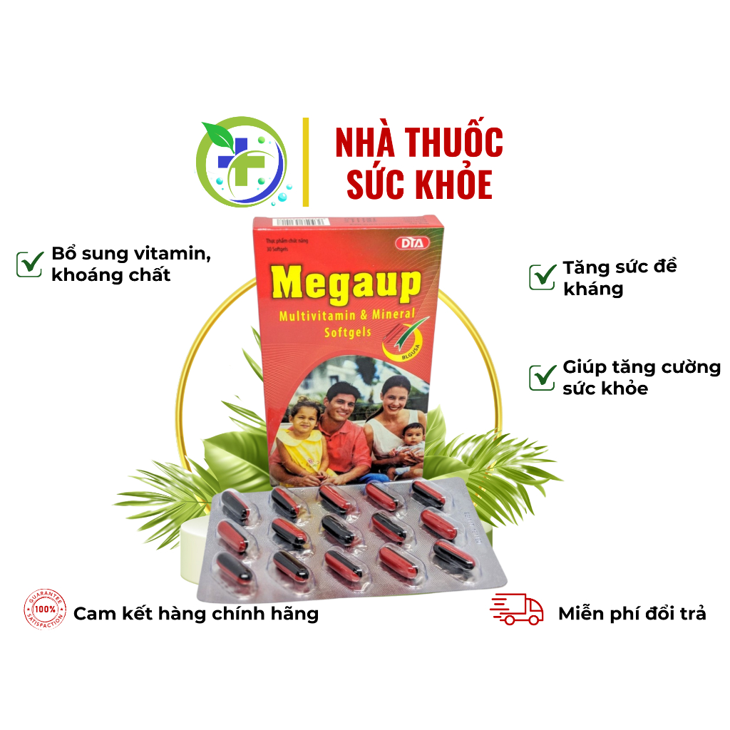 Megaup - Supplement vitamins and minerals, help improve health (H/30 ...