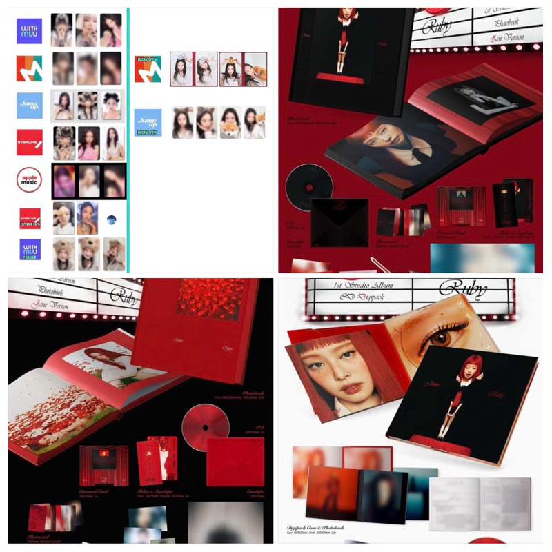 JENNIE Ruby Collection - The 1st Studio Album | Shopee Malaysia