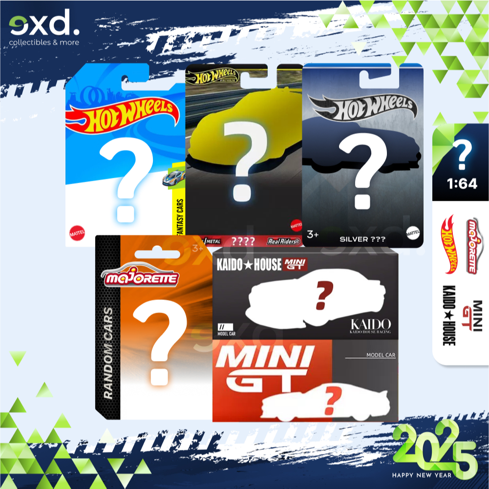 Mystery Cars 1:64 | Random diecast model of Mini GT HOT WHEELS BBURAGO ...