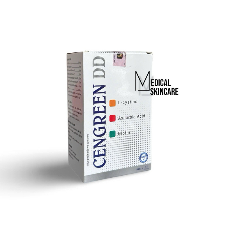 Box of 60 CENGREEN DD tablets helps reduce the skin aging process ...