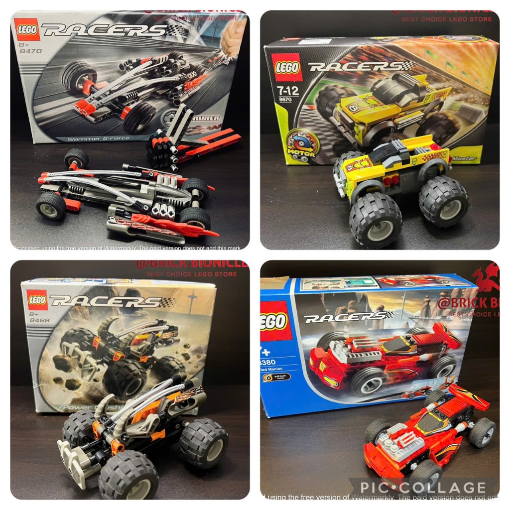 LEGO VINTAGE BIONICLE - RACES ASSEMBLY TOY - OFF-ROAD RACING CAR ...