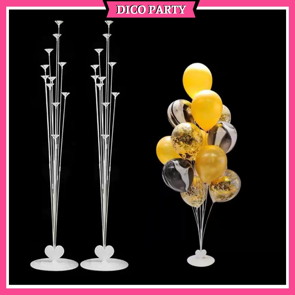 Mica balloon post, fake balloon post to decorate birthday and wedding ...