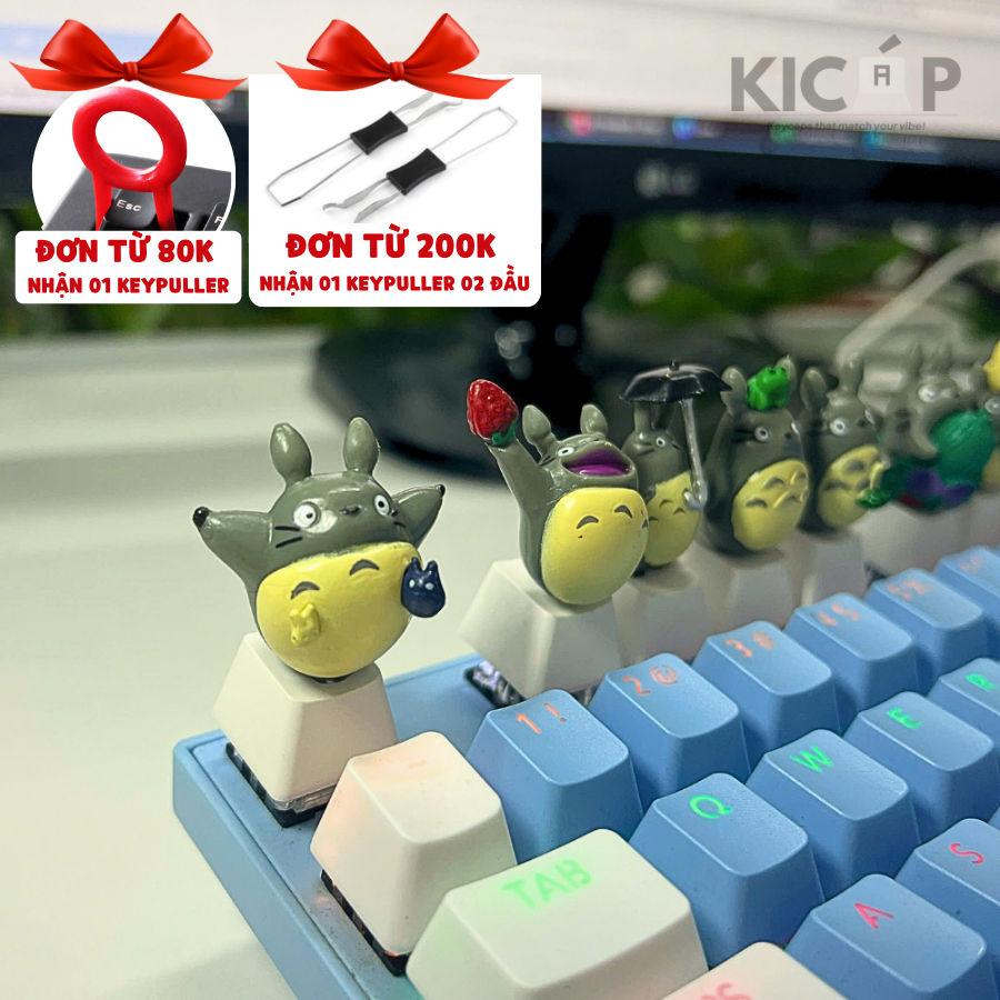 |Kicable| Totoro Ghibli collection Keycap - mechanical keyboard ...
