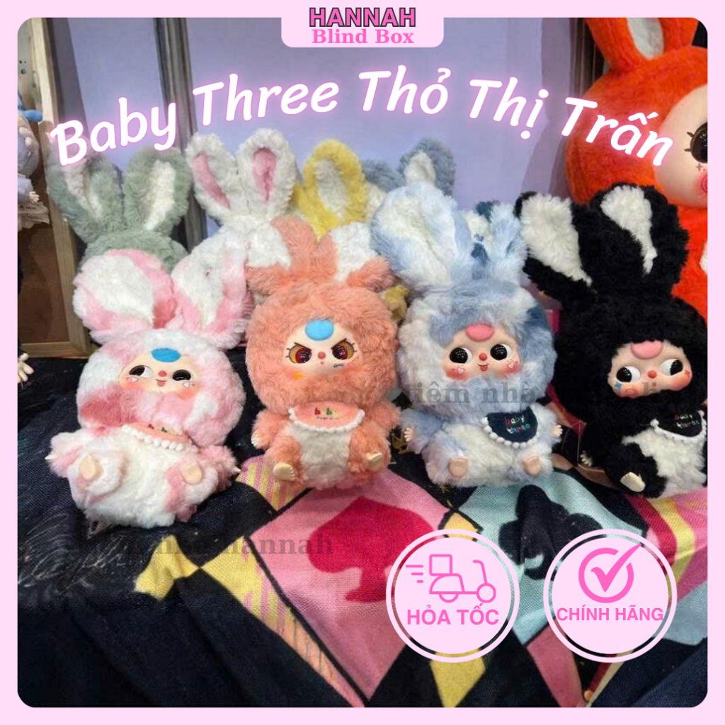 Blindbox BABY THREE THIRD Rabbit Teddy Bear, BABY Ba Rabbit Town (Blind ...