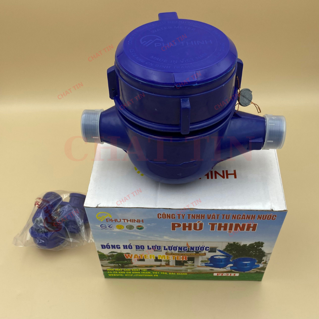 Phu Thinh Water Meter High Quality Plastic, Water Flow Meter Using PT ...