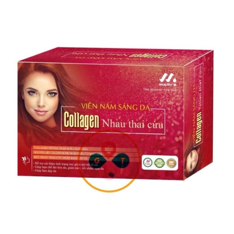 Mary's Sheep Placenta Collagen Skin Brightening Pills (2 bottles of 60 ...