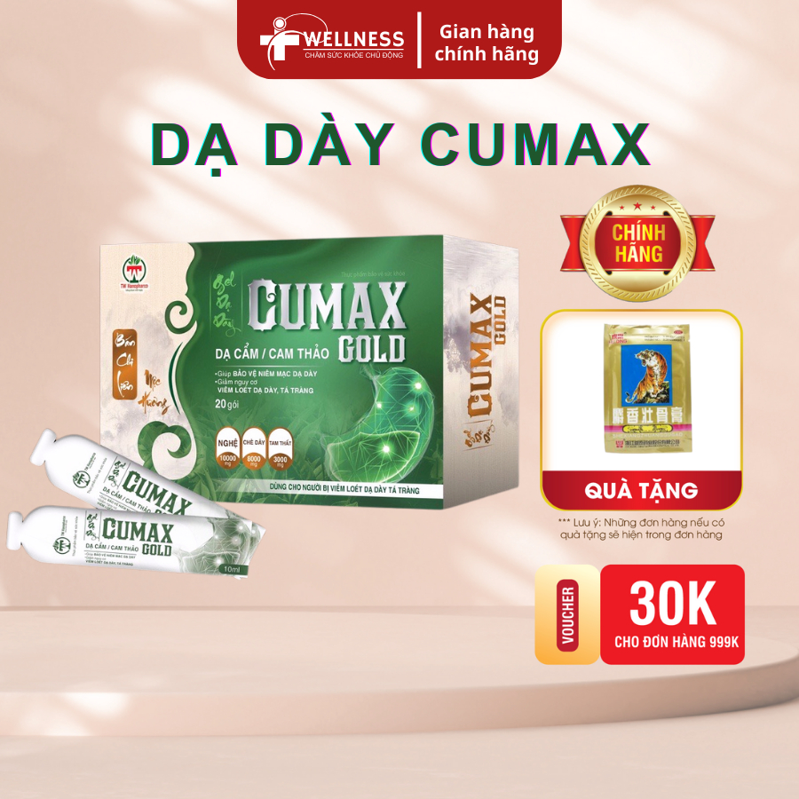 Cumax GOLD TW Hanopharco stomach Gel, neutralizes acid, reduces gastric ...