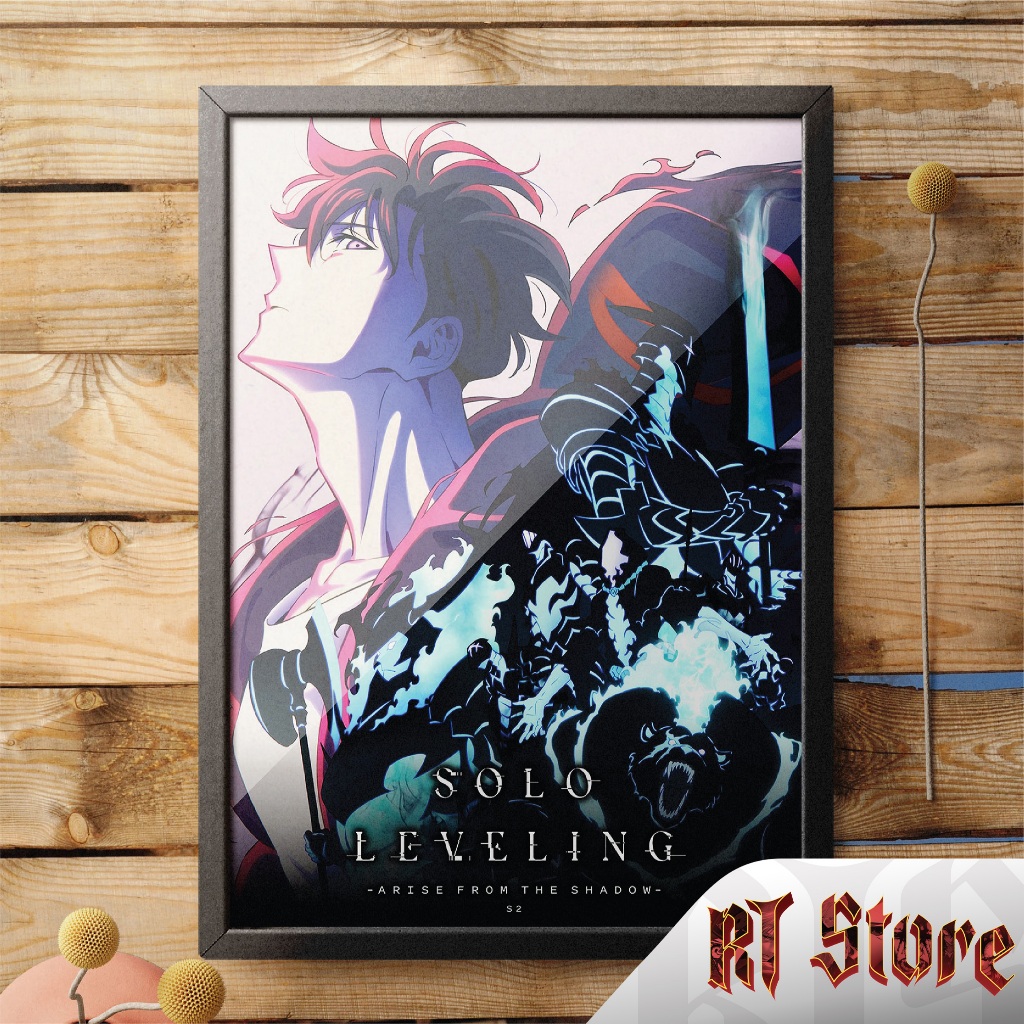 Solo Leveling Anime Wall Poster Frame - RT Store Poster | Shopee Malaysia