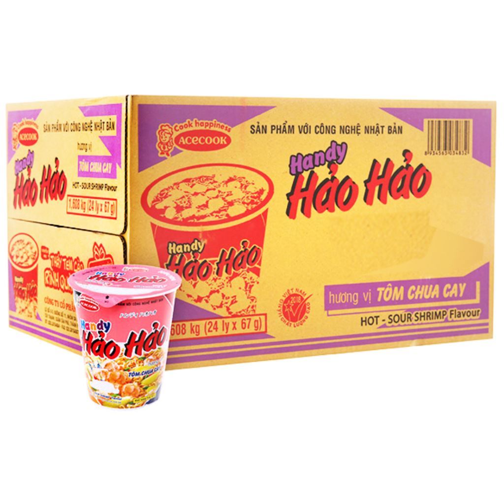 Box of 24 Cups of Hao Hao Cup Noodles x 67g | Shopee Malaysia