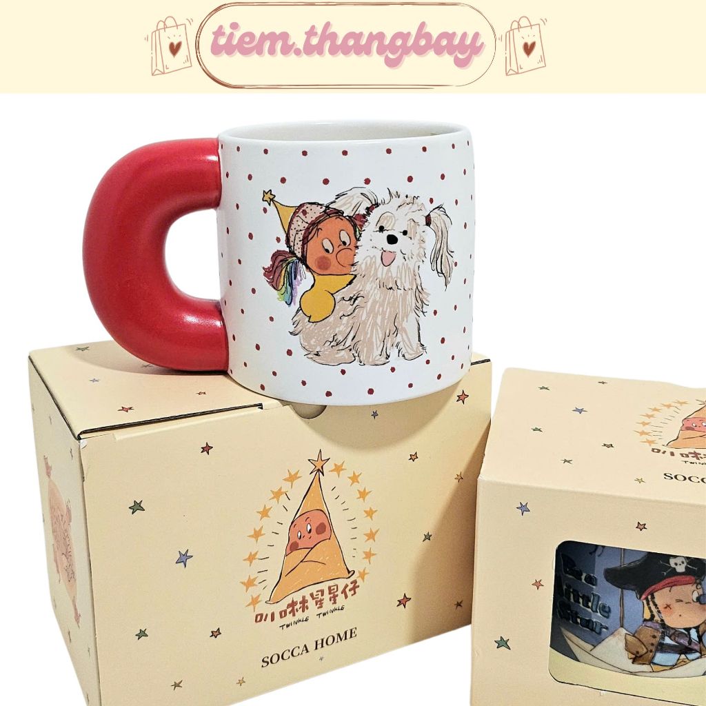 (MIDLAND) Socca HOME x TWINKLE TWINKLE CERAMIC CUP 550ml | Shopee Malaysia