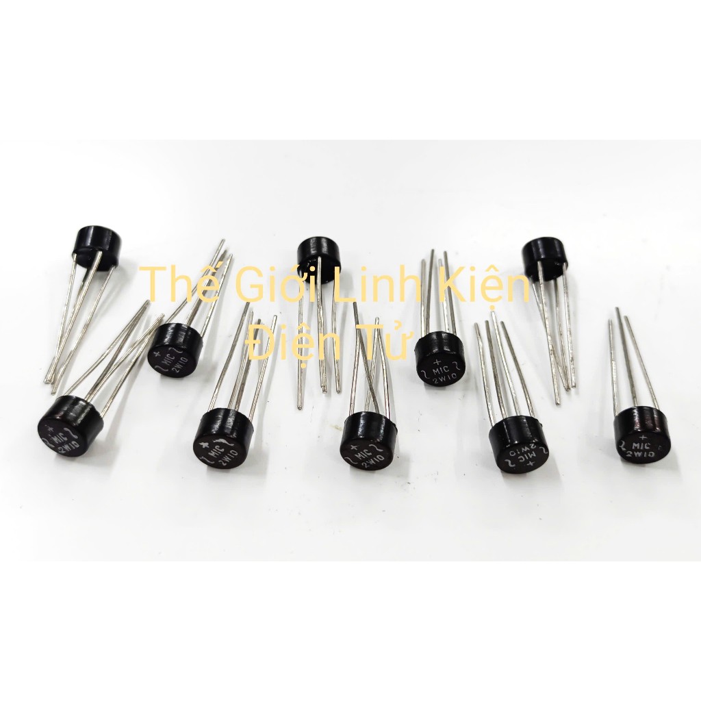 Combo of 10 Bridge Diodes 2W10 MIC (2A) | Shopee Malaysia