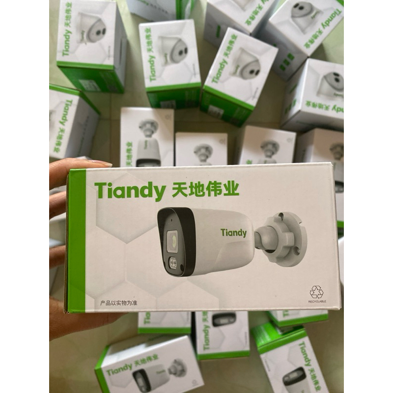 3mp POE IP Camera with Tiandy recording mic | Shopee Malaysia