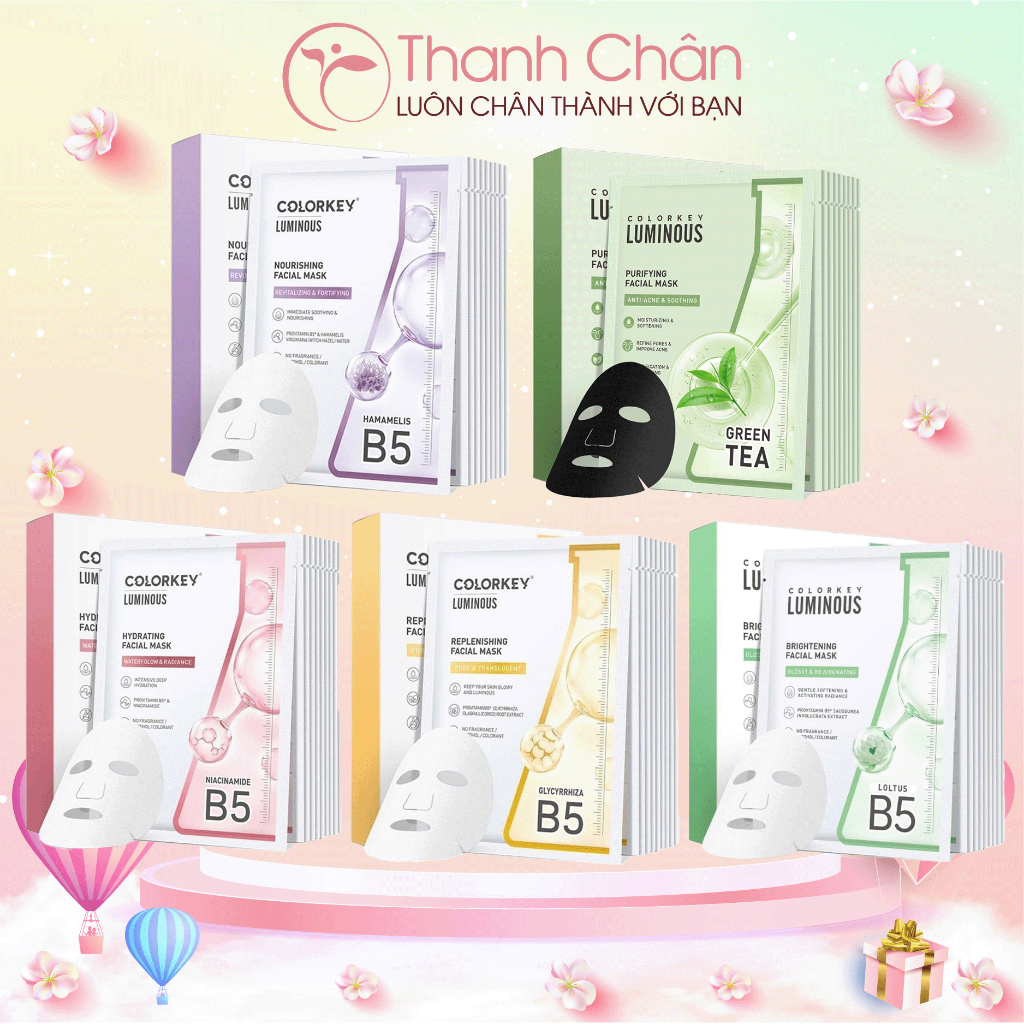 [Box Of 10] Colorkey Facial Mask 25ml | Shopee Malaysia