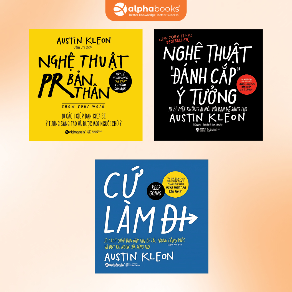 Creative Ability Development Book Set: The Art of Stealing Ideas + The Art of Self-PR + Just Do ...