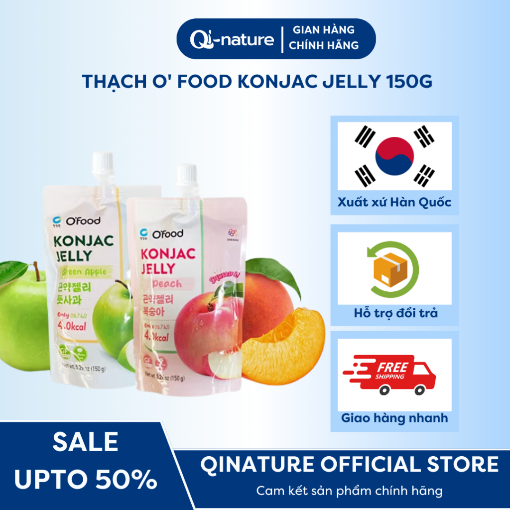 O'food Korean Konjac Jelly nutritional fruit Jelly 150g genuine 4 Kcal ...