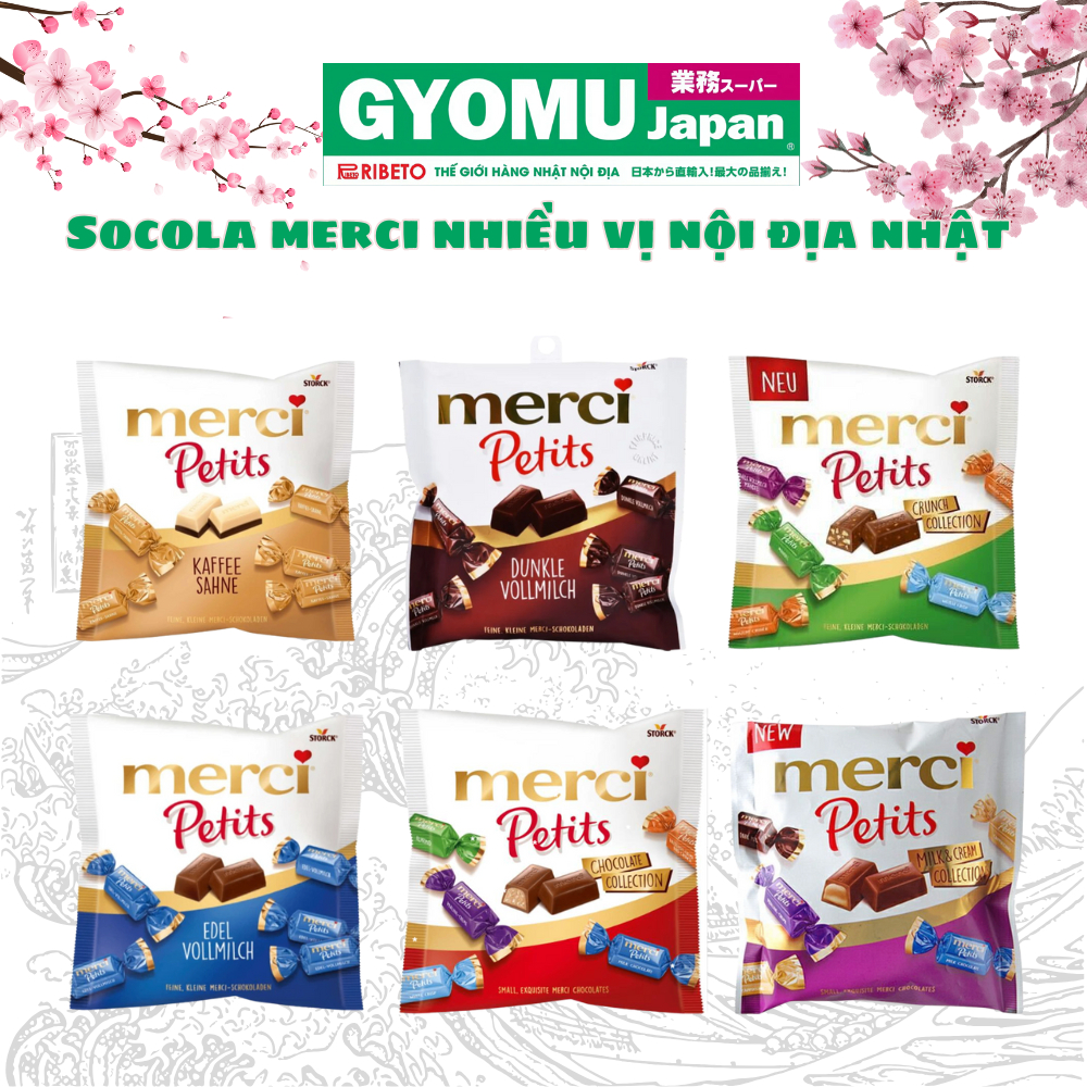Merci chocolate with many Japanese flavors, Japanese chocolate - gyomu ...