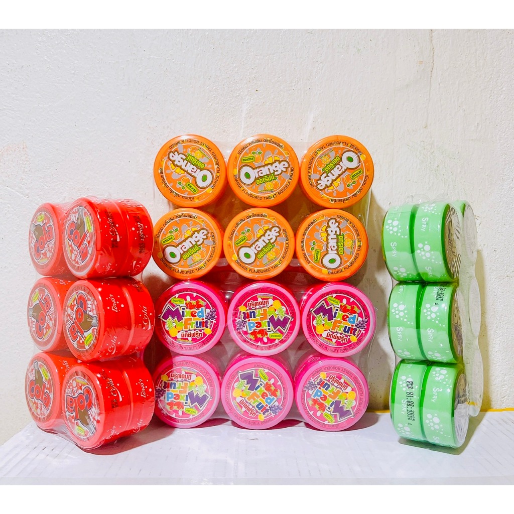 (12 boxes) Thai C Round Candy Assorted Flavors (1 blister) | Shopee ...