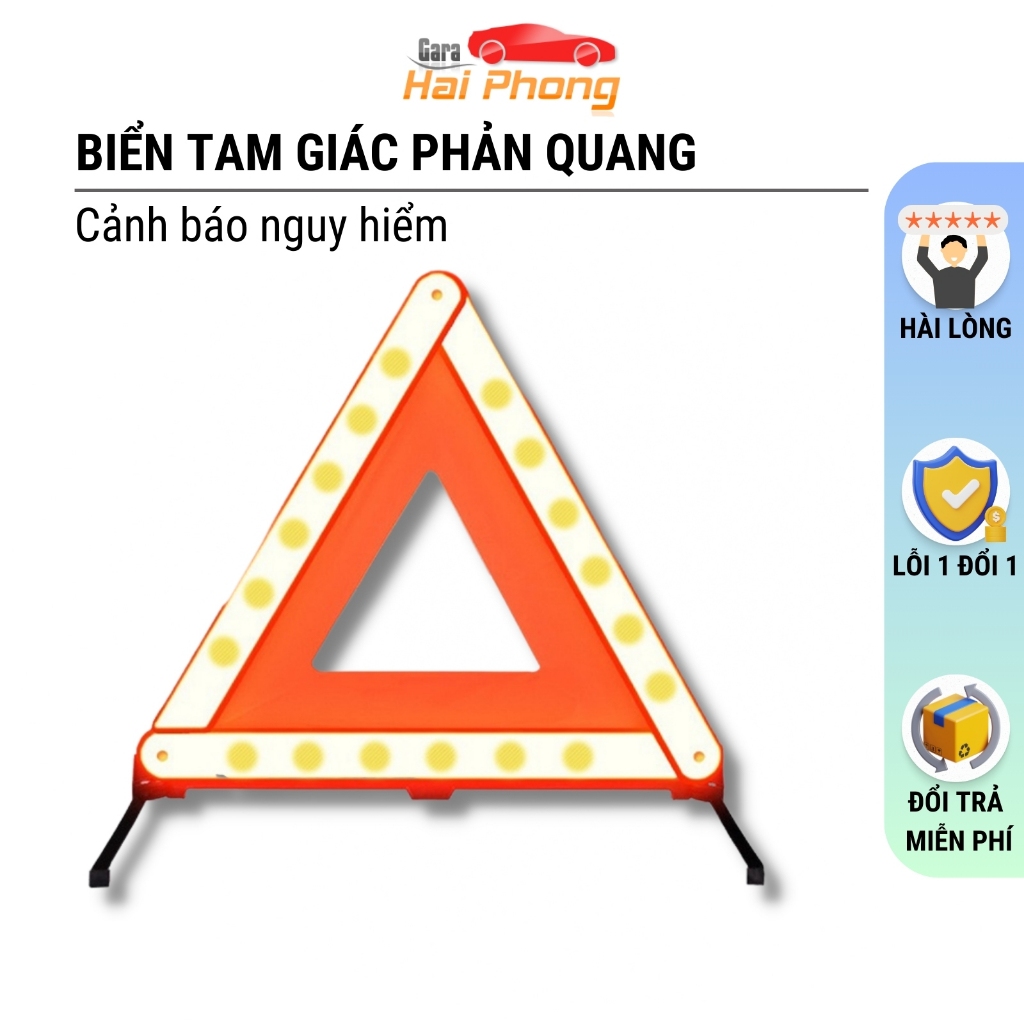 Danger Warning Sign - Reflective Triangle Warning Sign for cars that ...