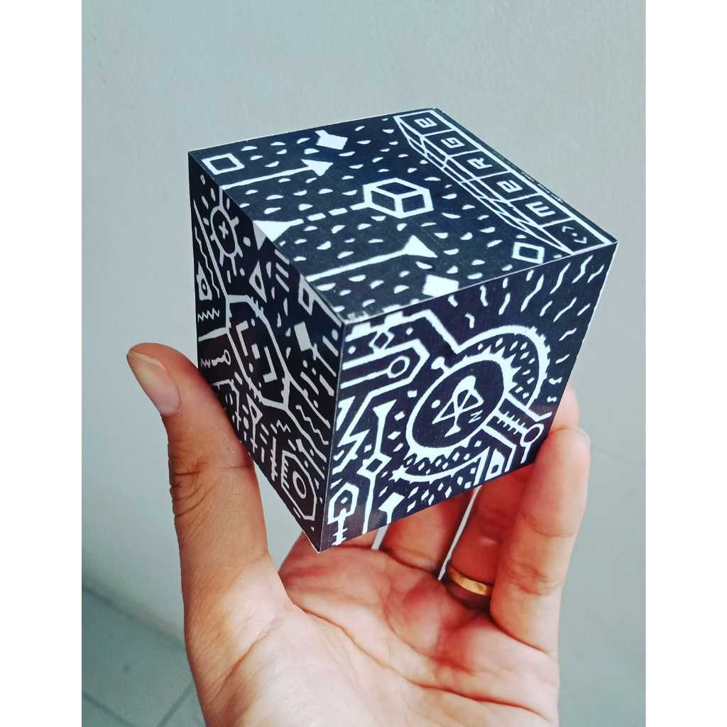 Merge Cube (Wood) - AR virtual reality interaction | Shopee Malaysia