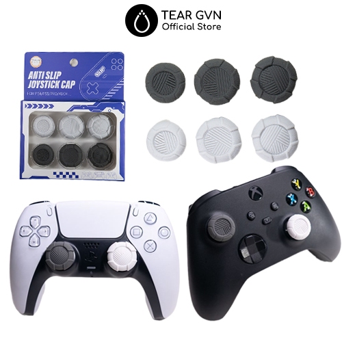 Akitomo Geometric anti-slip button set for PS5 / PS4 / Xbox / Flydigi ...