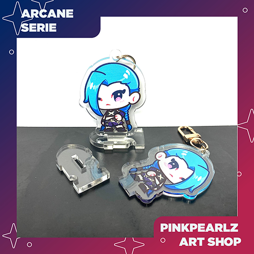 League of Legends Arcane 2 in 1 Keychain and Standee | Shopee Malaysia