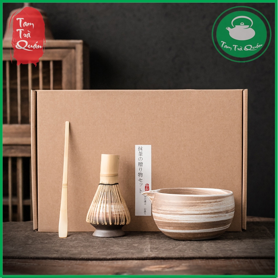 Set of 4 matcha tea making tools (LONG PATTERN) | Shopee Malaysia