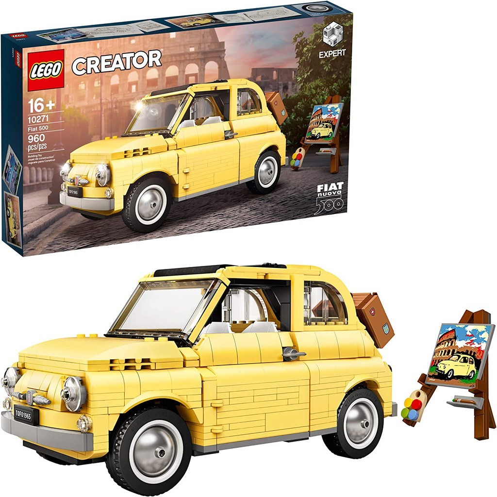 Lego Creator Expert 10271 Fiat 500 Vehicle (Click) | Shopee Malaysia