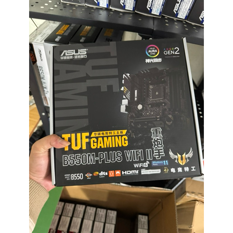 Main motherboard Tuf B550m Plus Gaming wifi II New imported box | Shopee Malaysia