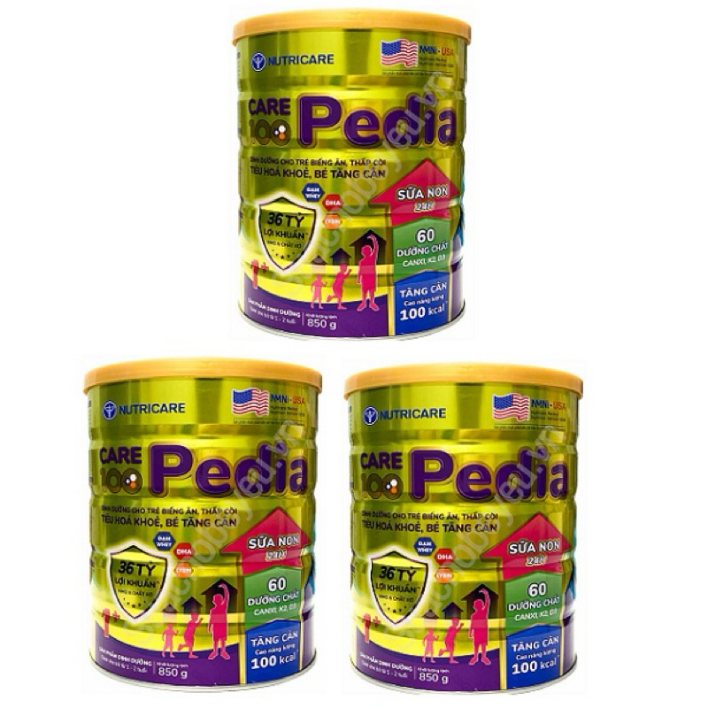 (New Model) 850g can of Nutricare Care 100 Pedia powdered milk for ...