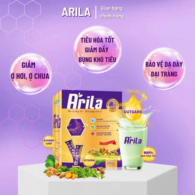 Arila 675G - Nutritional Meal from 100% Vegetable Protein, Supports HP ...