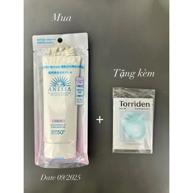 Anessa new tone-enhancing sunscreen (Free sample of Torriden ...