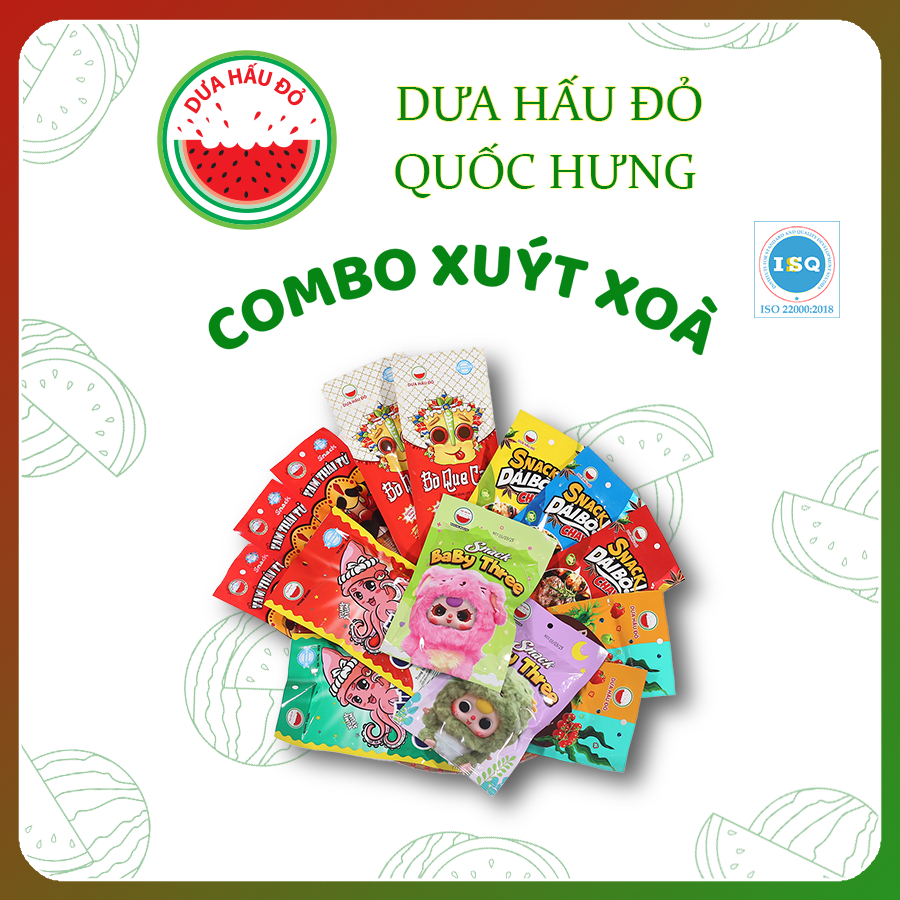 Combo 30 PACKAGES - RED WATERMELON - SPICY FLAVOR, DELICIOUS, BOLD AND EAT ON ROLL | Shopee Malaysia