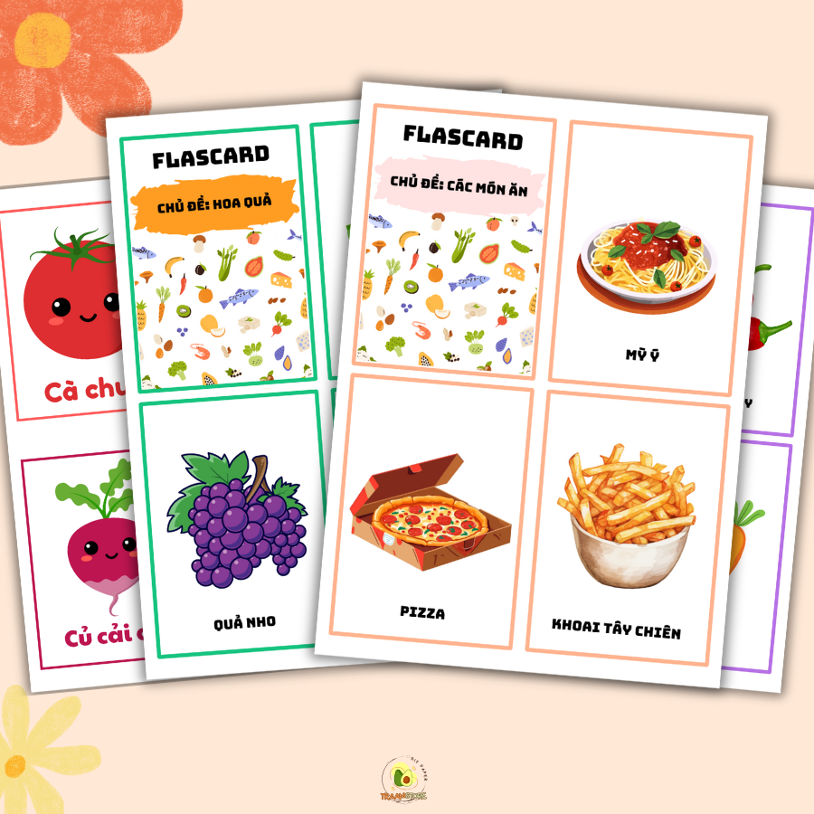 Compilation of flashcard sets about food, vegetables and fruits for ...