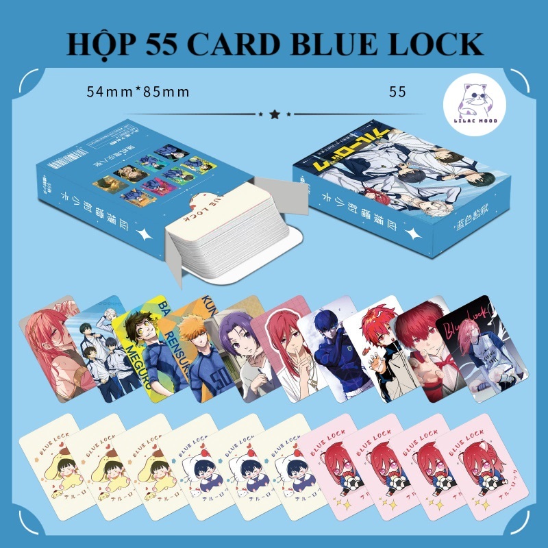 (available-new) Blue lock | Laser card box of 50-55 (new)/ lomocard ...