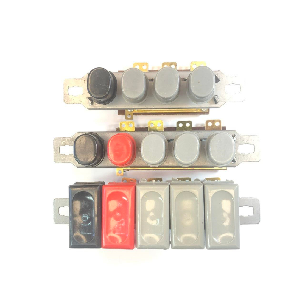 4,5 button classic push button fan switch, random color replacement ...