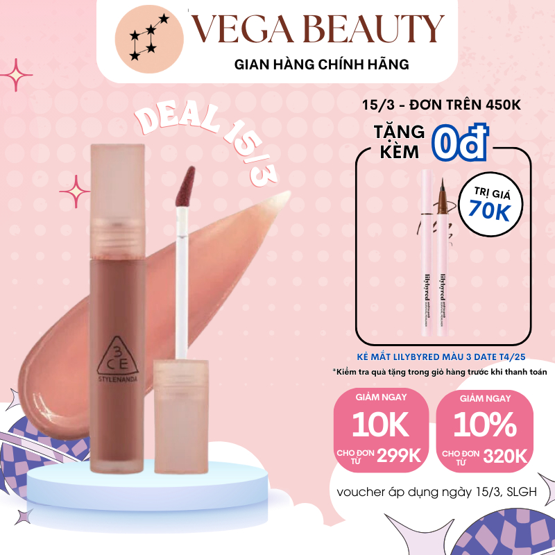 [FULL Bill] 3CE Blur Water Tint matte lipstick is smooth and light on ...