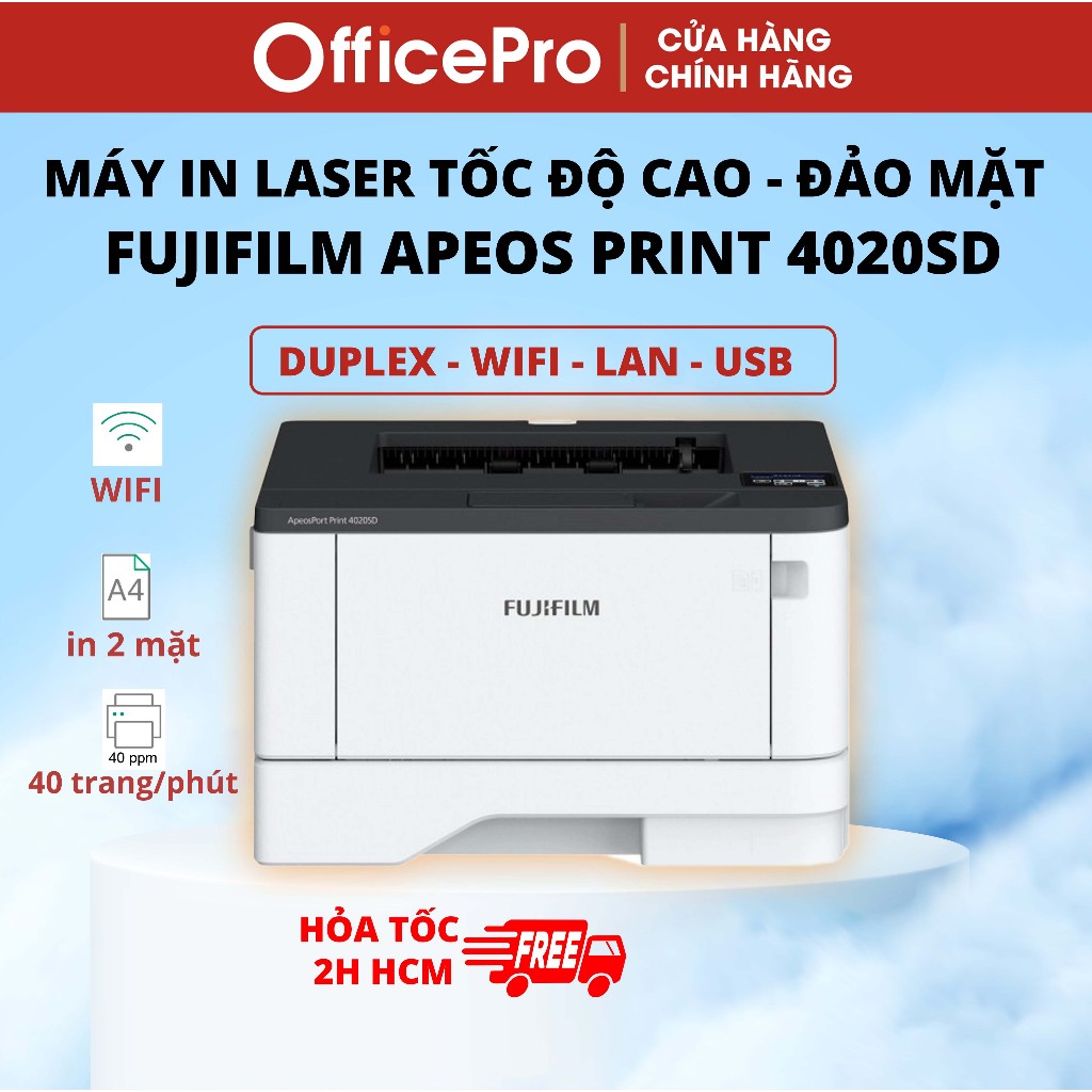 Fujifilm Apeos Print 4020SD A4 High Speed Duplex Laser Printer ...
