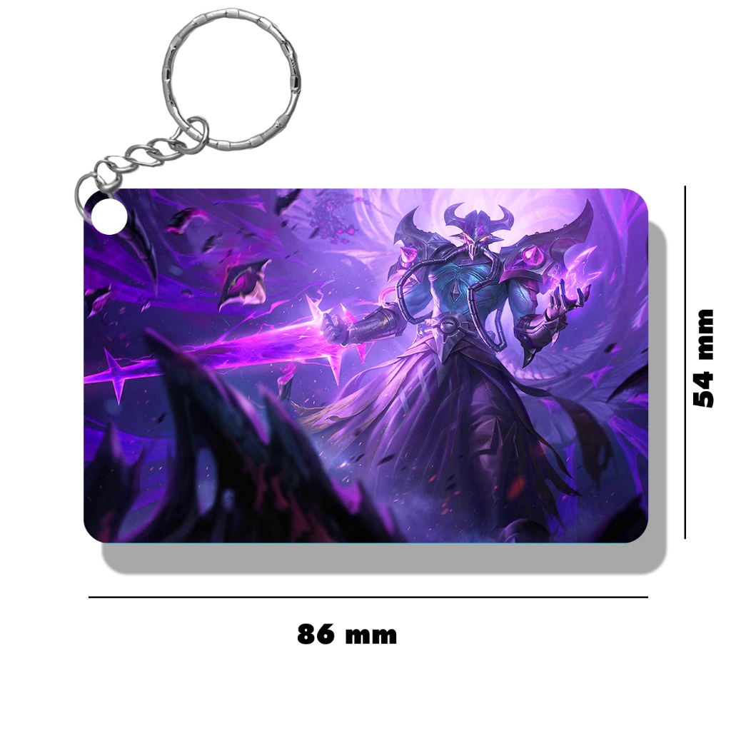 General Kassadin Skin Keychain printed on sturdy, durable PVC Card ...