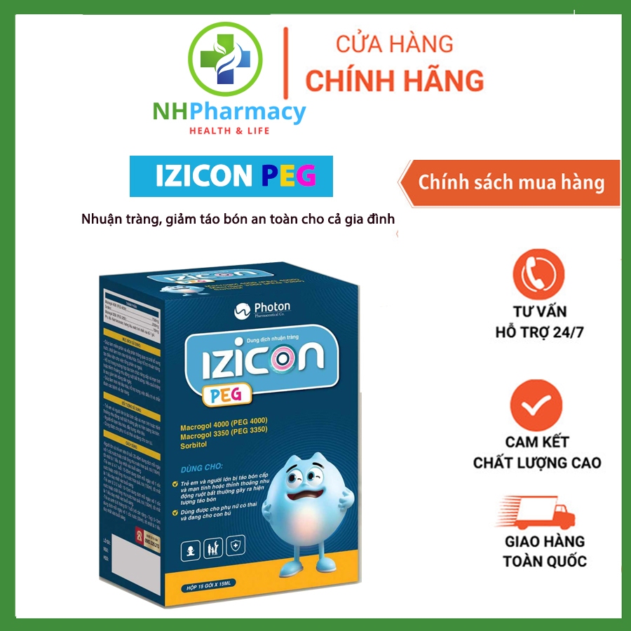 IZICON PEG Penetrating laxative, supports treatment for children and ...