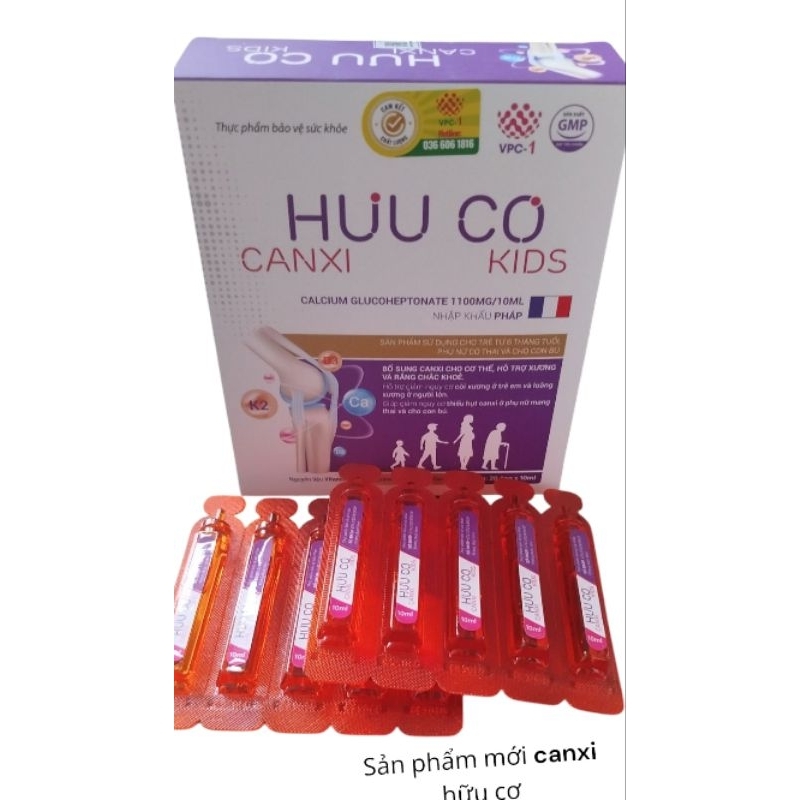 Organic Kid Calcium box of 20 tubes of 10ml supplements calcium, k2, D3 ...