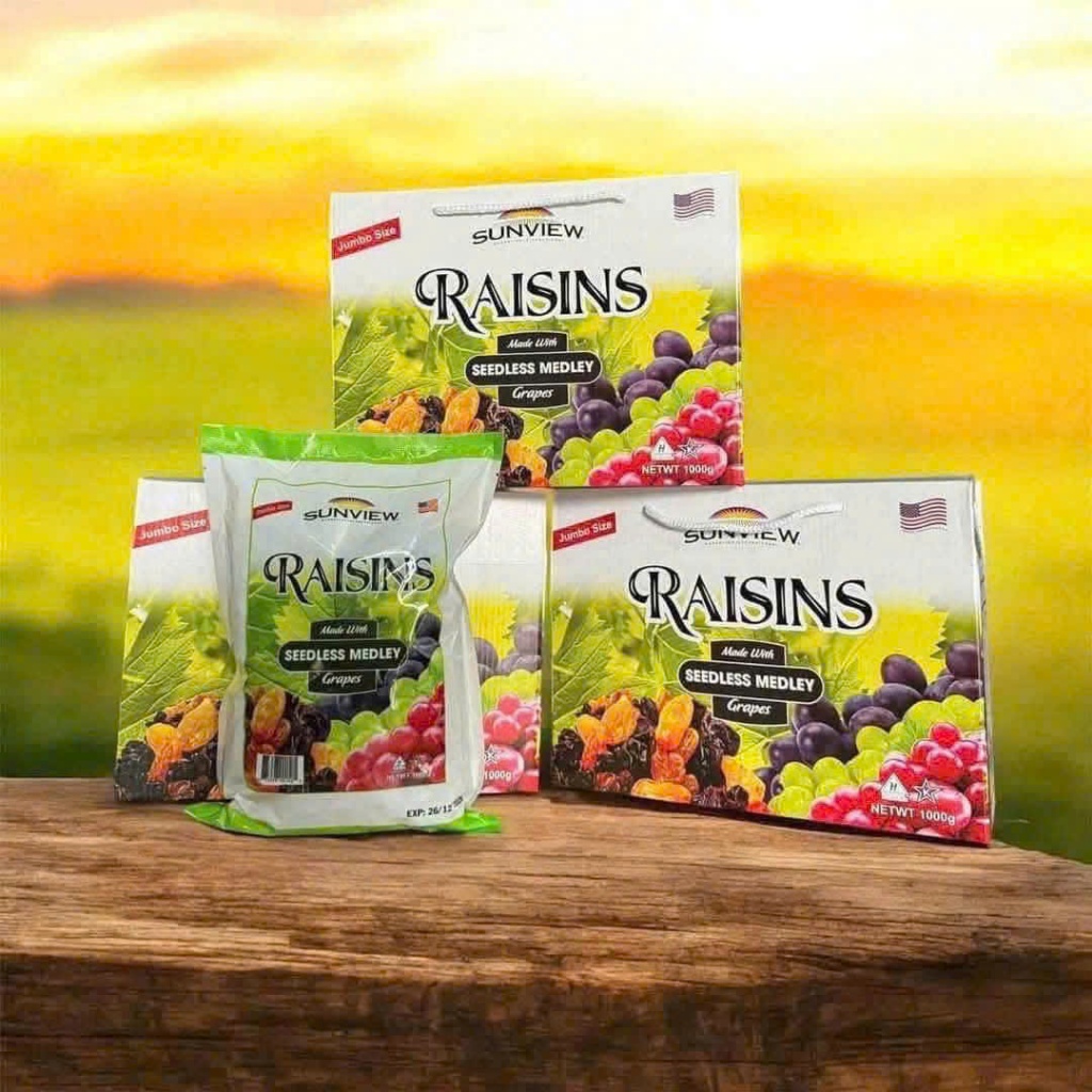 Raisin mixed natural dried seedless grapes 1kg box | Shopee Malaysia