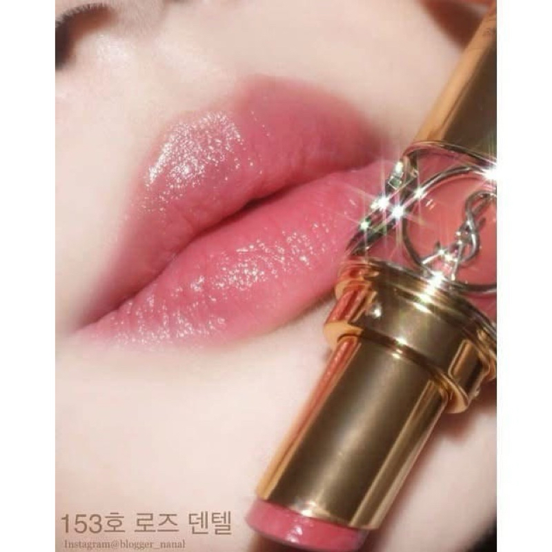 YSL Volupte Shine 153 Rose Dentelle Fullsize Fullbox Brand | Shopee Malaysia
