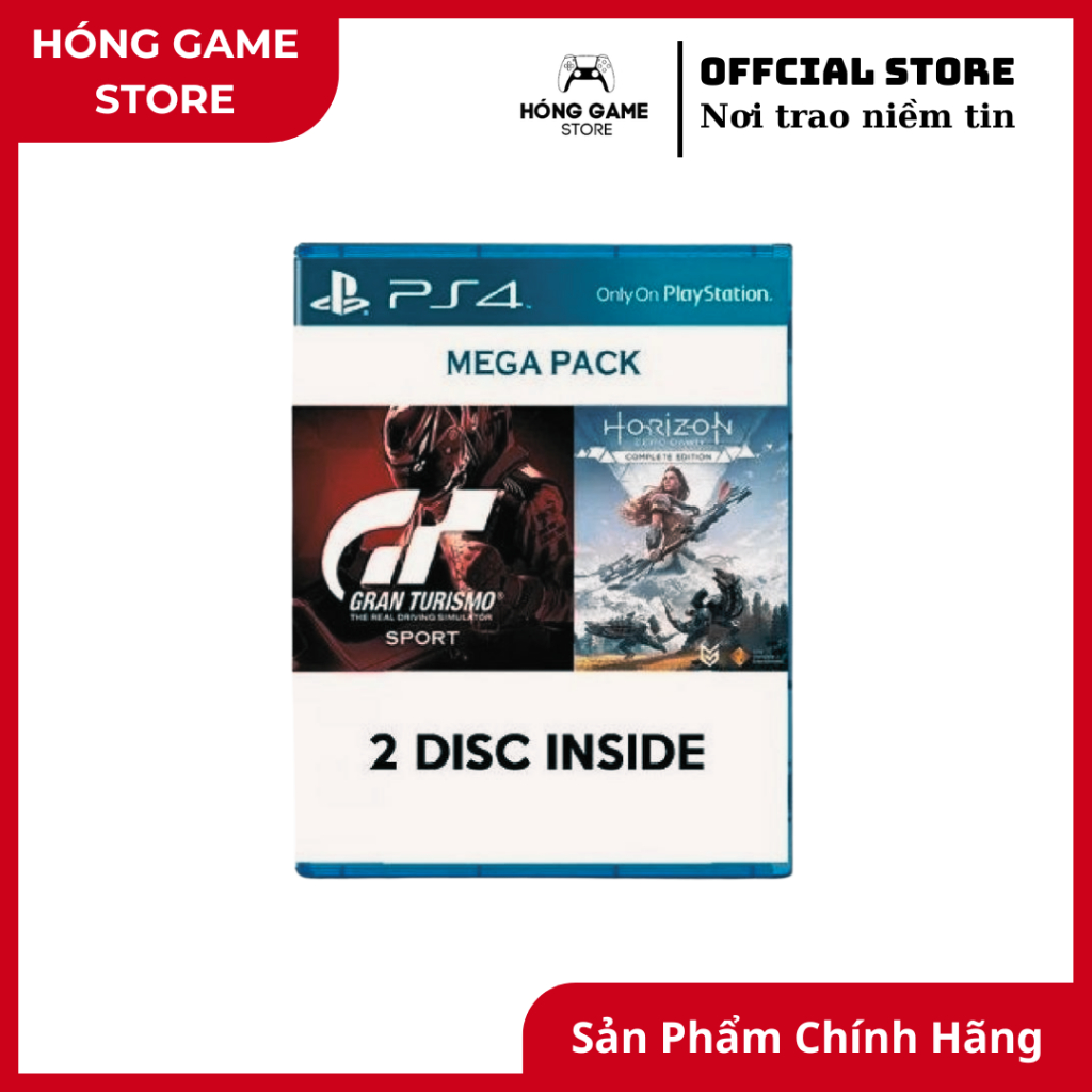 Mega Pack 2-disc set (GT Sport+ Horizon Zero Dawn CE) - NEW | Shopee ...