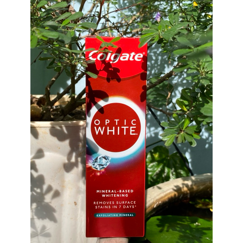 Colgate Optic Wthite Exfoliating Mineral Toothpaste (100g Tube ...