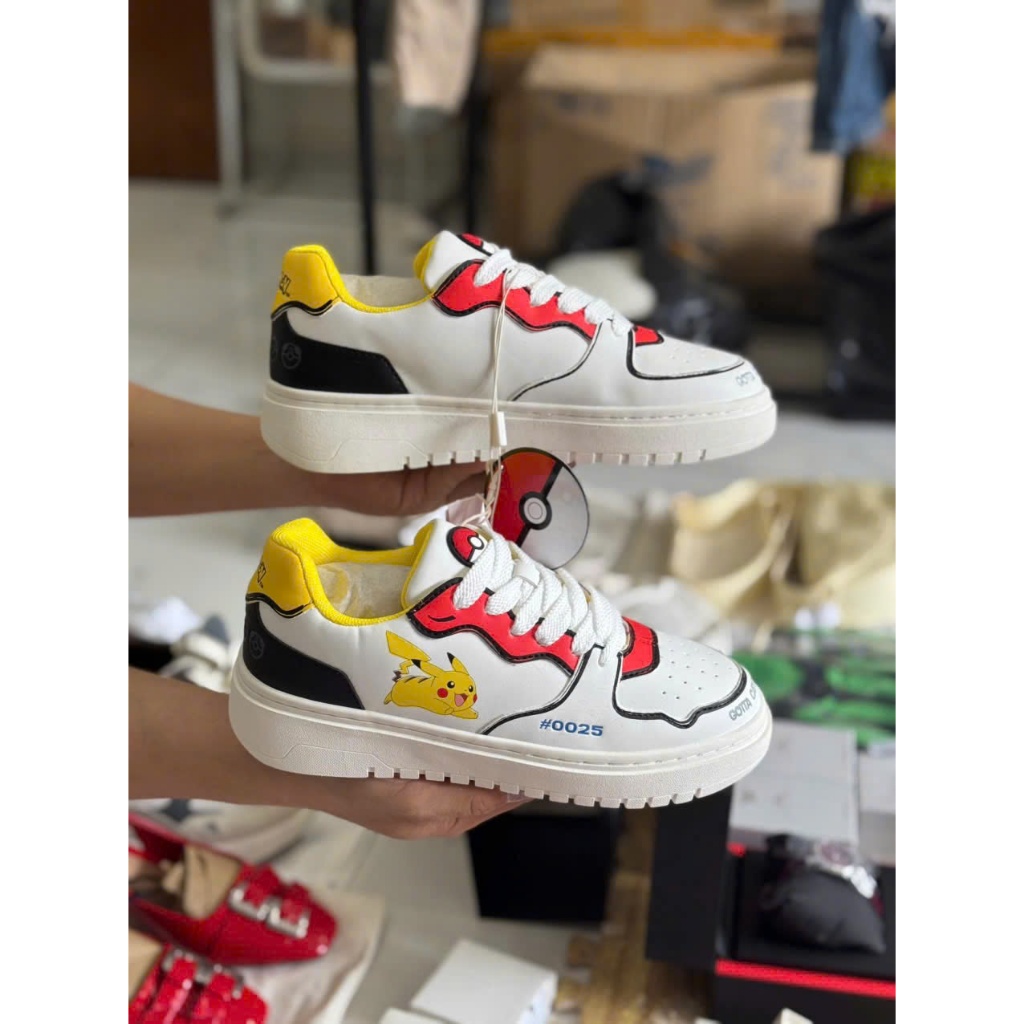 Zara Sneakers - Plimsoll PIKACHU POKÉMON | Shopee Malaysia